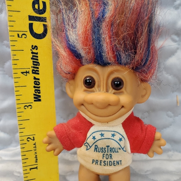 Toys | Tb1 Russ Troll For President Doll 5 Voter Patriotic American 1874 Red White | Poshmark